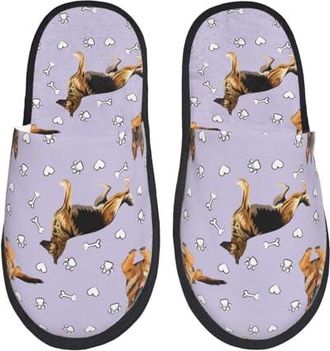 Generic Berger Allemand Unisexe Slippers Confortable Chaussons Respirantes Chaussures De Maison Pour Maison Automne Hiver L