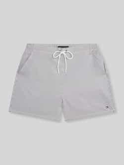 Tommy Hilfiger Regular Fit Badehose mit Label Stitching