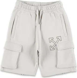 Off-white Short blanc cass&eacute;