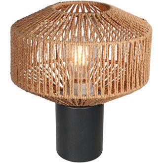 Steinhauer Steinhauer - tischlampe - Bloeba - nat&uuml;rlich schwarz - baumwolle