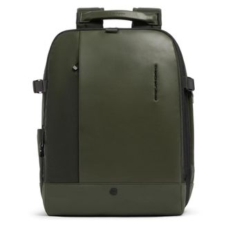 Piquadro 38 L erweiterbarer Reiserucksack f&uuml;r 15-6 Laptop - - Bags - Herren - Gr&uuml;n - ONE SIZE