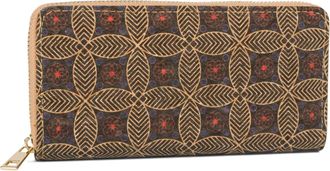 styleBREAKER Portemonnaie Kork Geldb&ouml;rse mit buntem Muster Print