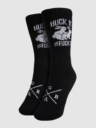 Loose Riders Global Alliance Huck It Or F*Ck It Socken black