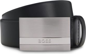 BOSS Herren baaxton_sz35 G rtel, Black1, 90 EU