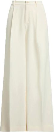 Ralph Lauren Femme, Pantalons, Beige, Taille: 36 FR Kirahn Pantalon Long Pliss&eacute;