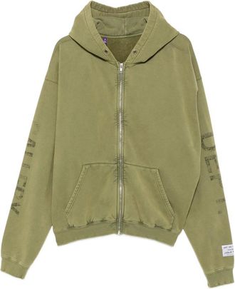 Gallery Dept. Logo-print Zip-fastening Hoodie