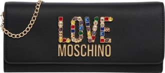 Love Moschino Damen Schultertasche, Schwarz Schultertasche, Schwarz