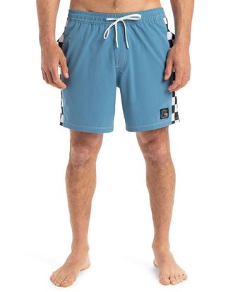 Quiksilver Original Arch Volley 17 - Swim Shorts for Men - Schwimmshorts - M&auml;nner - L - Blau