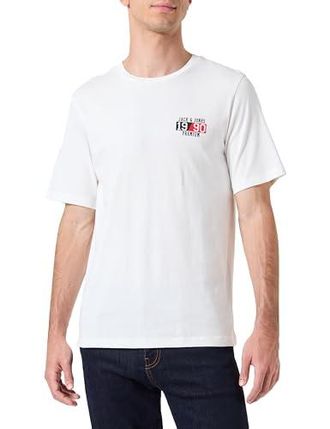 Jack & Jones Jprbluspace Tee SS Crew Bmuss24 T-Shirt, Cloud Dancer, M Homme