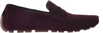 Baldinini Homme, Chaussures, Brun, Taille: 42 1/2 EU Perforated Suede Loafer