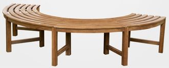 Clp 180° Baumbank Male aus Teak teak