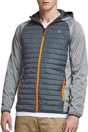 Jack & Jones Homme Multi Veste Matelass&eacute;e, Grey Melange 1, M EU