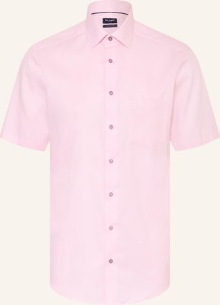 Olymp Kurzarm-Hemd Luxor Modern Fit pink