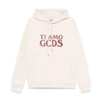 GCDS Gcds, Homme, Sweatshirts et sweats &agrave; capuche, Beige, Taille: XS Collection de Pulls Beige