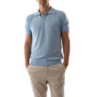 40weft 40Weft, Homme, Tops, Bleu, Taille: M Polo