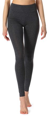 Merry Style Damen Lange Leggings Fitnesshose aus Viskose MS10-221 (Dunkelmelange, XL)