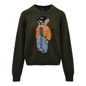 Polo Ralph Lauren Damen, Strickwaren, Gr&uuml;n, MGr&ouml;&szlig;e