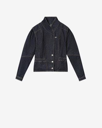 Isabel Marant Jacke Dolie - Damen - Dark Midnight - Gr&ouml;&szlig;e 38 - Isabel Marant