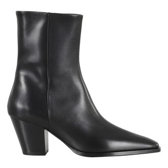 Aeyde Schwarzer Kalbsleder Stiefelette - - Shoes - Damen - Schwarzk - 39 EU