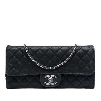 Chanel Pre-owned Quilted Flap Clutch - - Pre-owned - Damen - Schwarzk - ONE SIZE