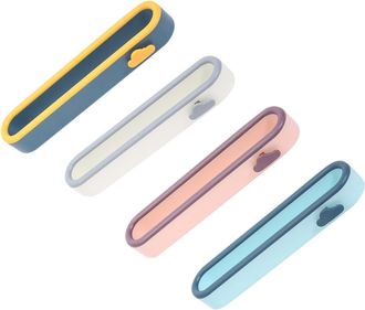 PartyKindom 4 Stück Wandmontierter Schuhorganizer Kreatives Stanzfreies Regal für Hausschuhe Badezimmer Aufbewahrungslösung für Ordnung und Platzersparnis für Gla