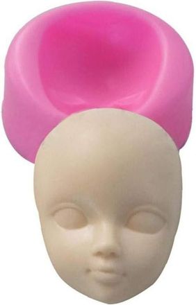 Zonfer 1pc Menschliches Gesicht Silikon-Form, Fondant-Kuchen-zuckerglasur Sugar Dekorieren Mold Werkzeuge