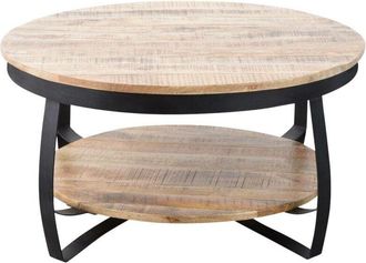 Made In Meubles Made In Meubles - Table basse en métal et bois de manguier Jules