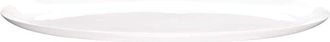 ASA Á Table Ovale Platte, Keramik, weiß glänzend, 30x24x8 cm