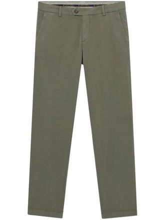 Brooks Brothers pantalon chino en coton &agrave; coupe slim - Vert