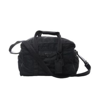 Prada unisex, Pre-owned, Noir, Taille: ONE Size Sac bandouli&egrave;re 2-en-1 Tessuto Pre-owned