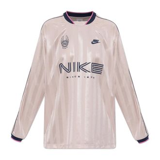 Nike Femme, Tops, Rose, Taille: 40 FR Haut jersey &agrave; manches longues