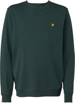 Lyle & Scott FELPA Uomo LYLE & SCOTT 1874 ML1131V BRUSHED NECK CREW X311 ARGYLE TEAL