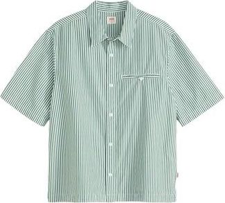 Levi's kurzärmliges Baumwollhemd in Grün