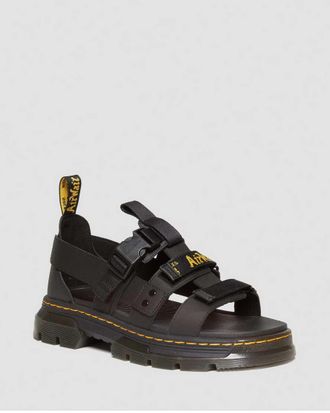 Dr. Martens Leder Pearson Sandalen in Schwarz, Gr&ouml;&szlig;e: 40