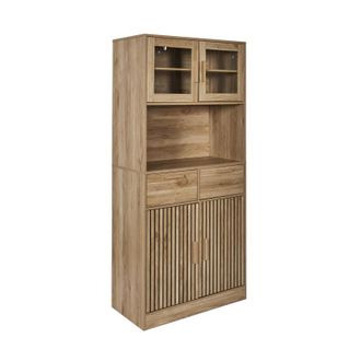 Paris Prix Paris Prix - Buffet de Cuisine Design Klaus 172cm Marron