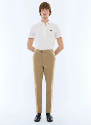 Fursac Chino ajust&eacute; en toile de coton - Taille 36 - Homme