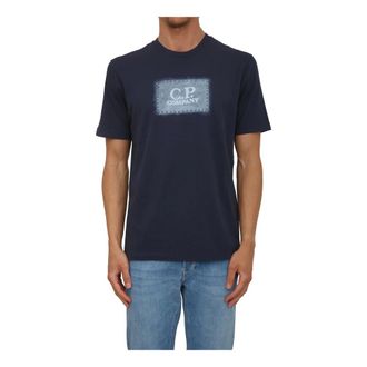 C.P. Company C.p. Company, Homme, Tops, Bleu, Taille: 2XL T-Shirt