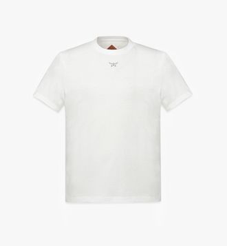 MCM Essential T-Shirt mit Logoprint aus Bio-Baumwolle