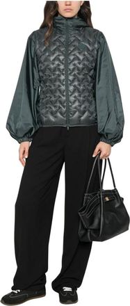 Moncler Femme, Vestes, Vert, Taille: 36 FR Mirage Hooded Jacket