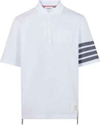 Thom Browne Polo uni en piqué