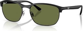 Ray-Ban Rb4469 Polarized Ultra Lenses Sonnenbrillen Sand Schwarz Fassung Gr&uuml;n Glas Polarisiert 59-18