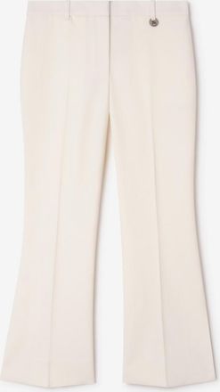 Burberry Pantalon court &eacute;vas&eacute; en laine, Size: 12