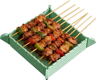 Generico Zusammenklappbares Schneidebrett, magnetisch, zusammenklappbar, aus Silikon, wiederverwendbar, f&uuml;r Zuhause, K&uuml;che, Camping, Wandern, Reisen, Picknick,