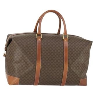 Celine Sac Boston Vintage Pre-owned - Femme - Pre-owned - Brun - Taille: ONE Size