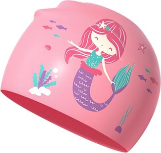 Generico Badekappe f&uuml;r Kinder, Tier-Design | Badekappe f&uuml;r Kinder, f&uuml;r M&auml;dchen, Jugendliche, Strand, Pool, See, Haus und Garten