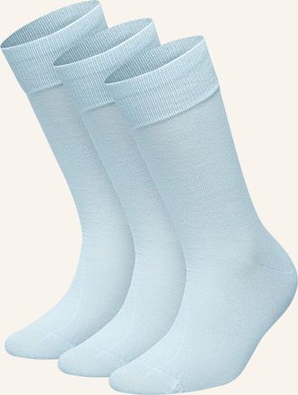 DillySocks Dillysocks 3er-Pack Socken One Color Smooth blau