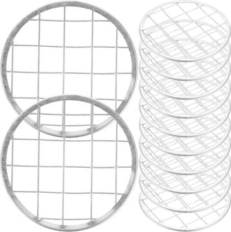 BESPORTBLE Blumengitter Stifthalter 12 St&uuml;ck Metall mit 70mm Netz f&uuml;r Vasen und Einmachglas Blumenarrangements f&uuml;r Florale Dekorationen