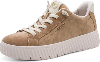 Tamaris Comfort Damen Sneaker Low 8-83720-45 Camel Suede (braun, 42 EU)