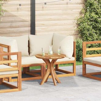 vidaXL Vidaxl - Table basse Marron 55 x 55 x 51 cm Bois de teck solide