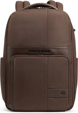 Piquadro Homme, Sacs, Brun, Taille: ONE Size Sac &agrave; dos extensible de voyage pour ordinateur portable 15.6